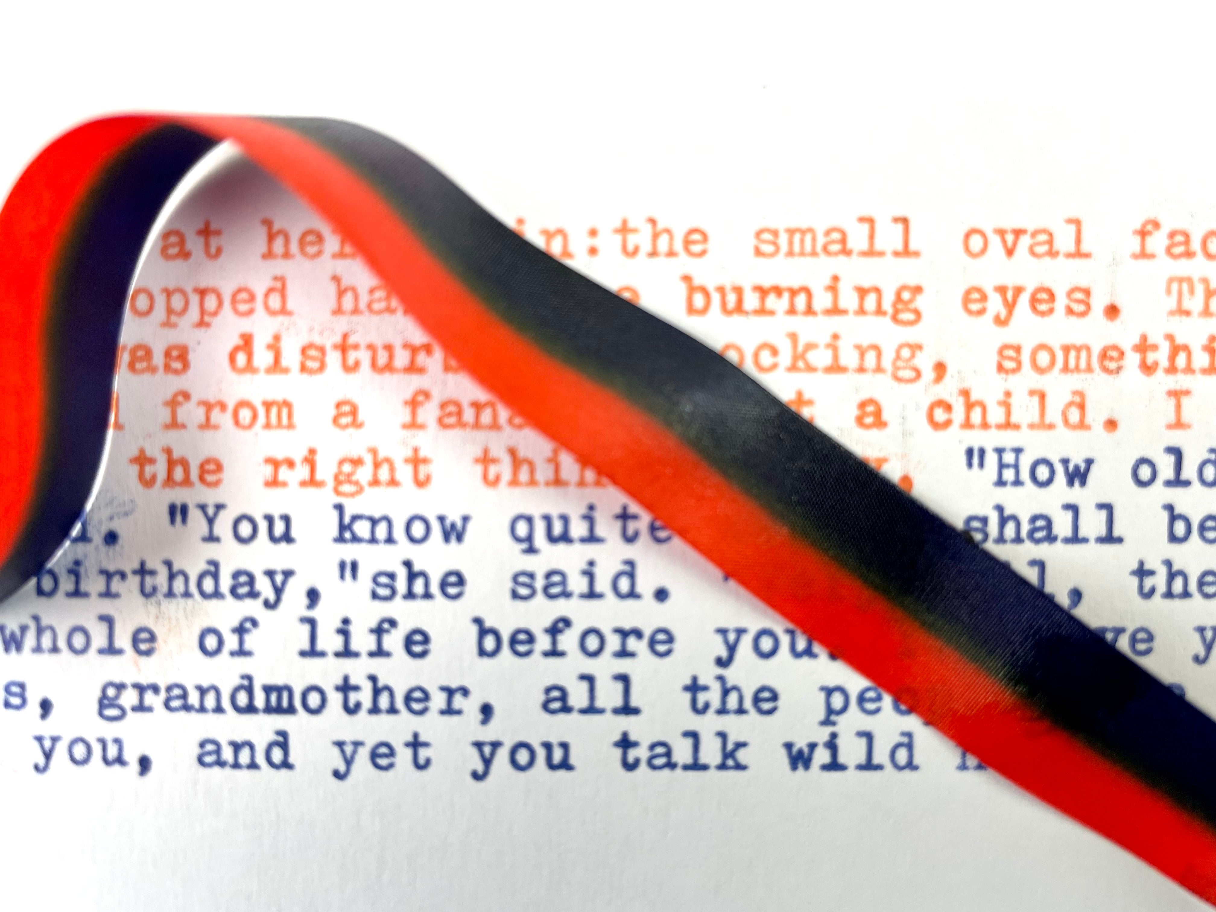 New Blue and Orange Universal Typewriter Ribbon – Charlie Foxtrot